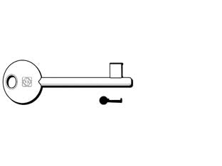 SILCA Patent passepartout bonaiti keys 6p2d - 6P2D